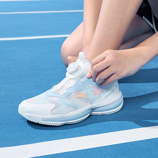 ANTA KIDS LINGYUN Girls Running Shoes HABU Knob Big Kids Shoes 3223255 ...