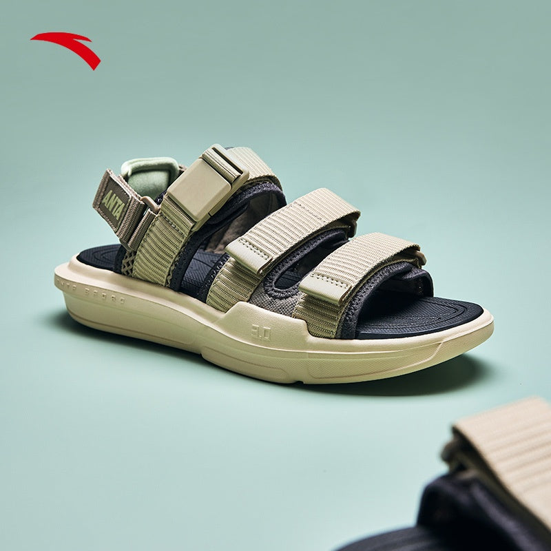 BADAO Men Brown/Yellow Beach Sandals – ANTA Singapore