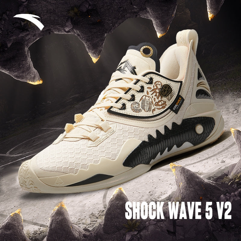 【Anta X Kyrie Irving】 ANTA Men Shock Wave 5 V2 Basketball Shoes 1124A1 ...
